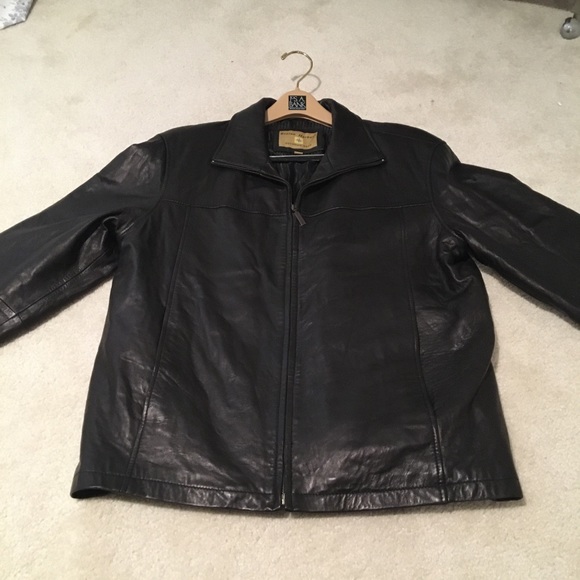 Boston Harbour | Jackets & Coats | Mens Black Leather Coat | Poshmark